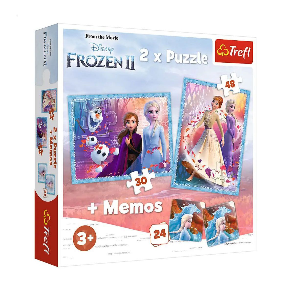 Пазли Trefl 2 x Puzzle + Memo Дісней Крижане серце 2, Містична країна ...