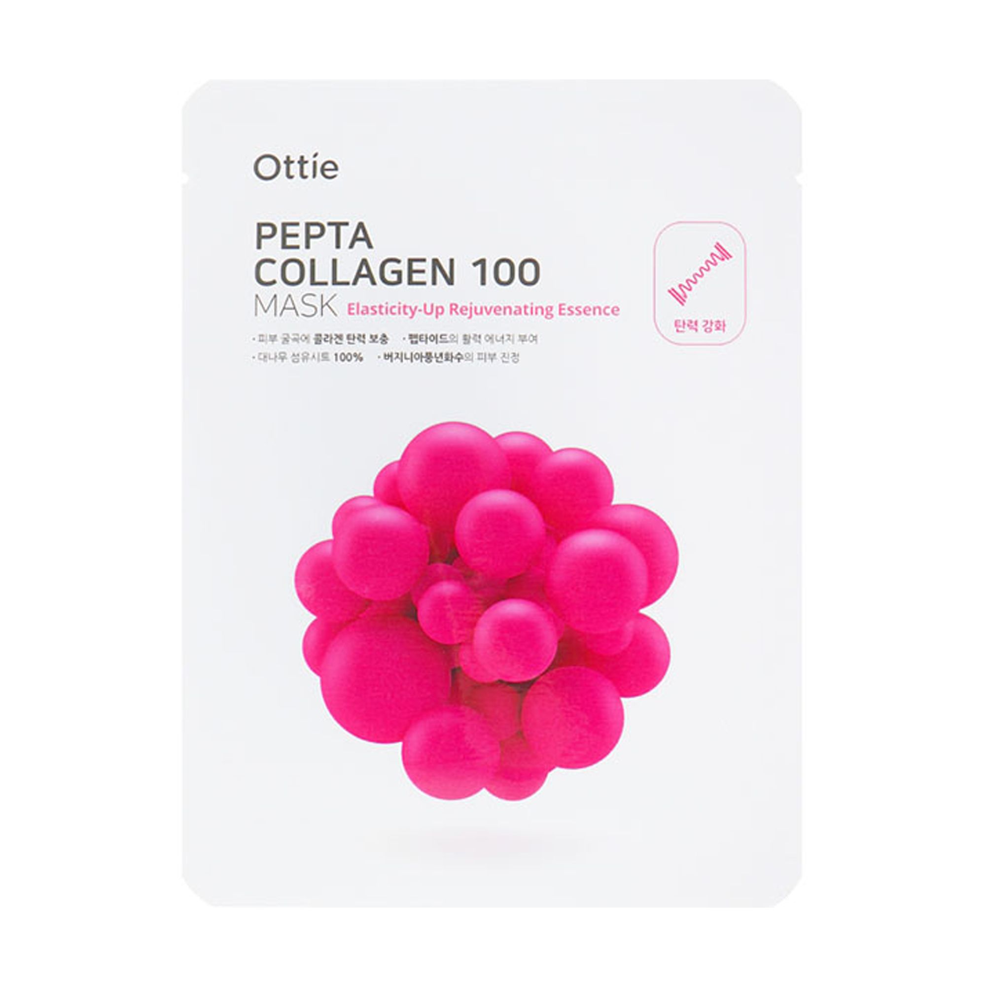 Укрепляющая тканевая маска для лица Ottie Pepta Collagen 100 Mask, 25 ...