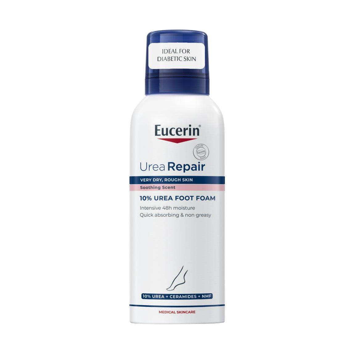 Пінка Eucerin Urea Repair 10% для догляду за сухою та дуже сухою шкірою ...