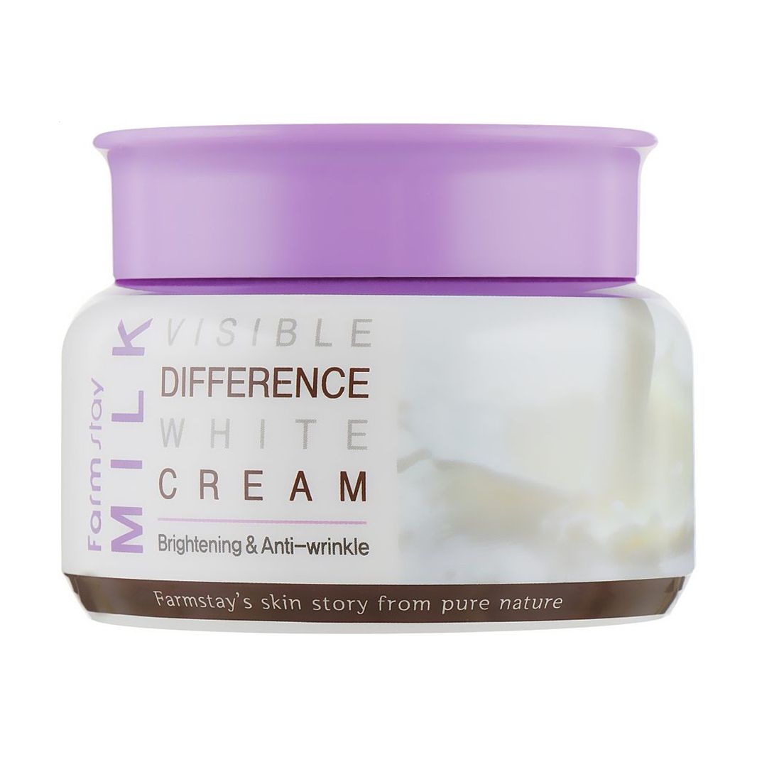 Осветляющий крем для лица FarmStay Visible Difference Milk White Cream ...