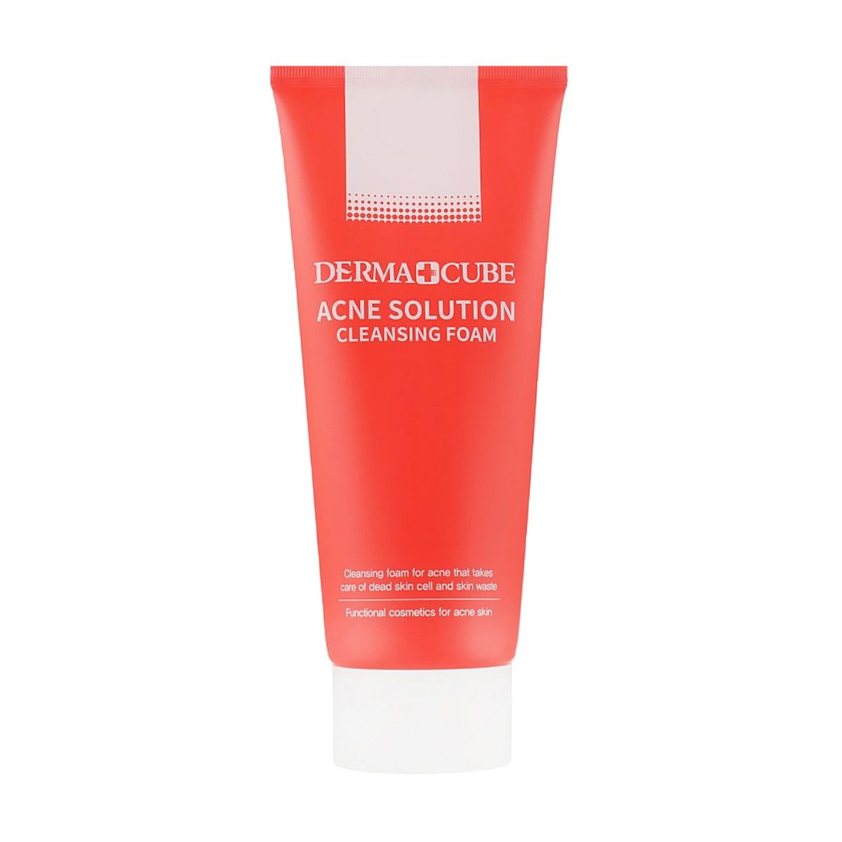 Очищающая пенка для умывания FarmStay Derma Cube Acne Solution ...