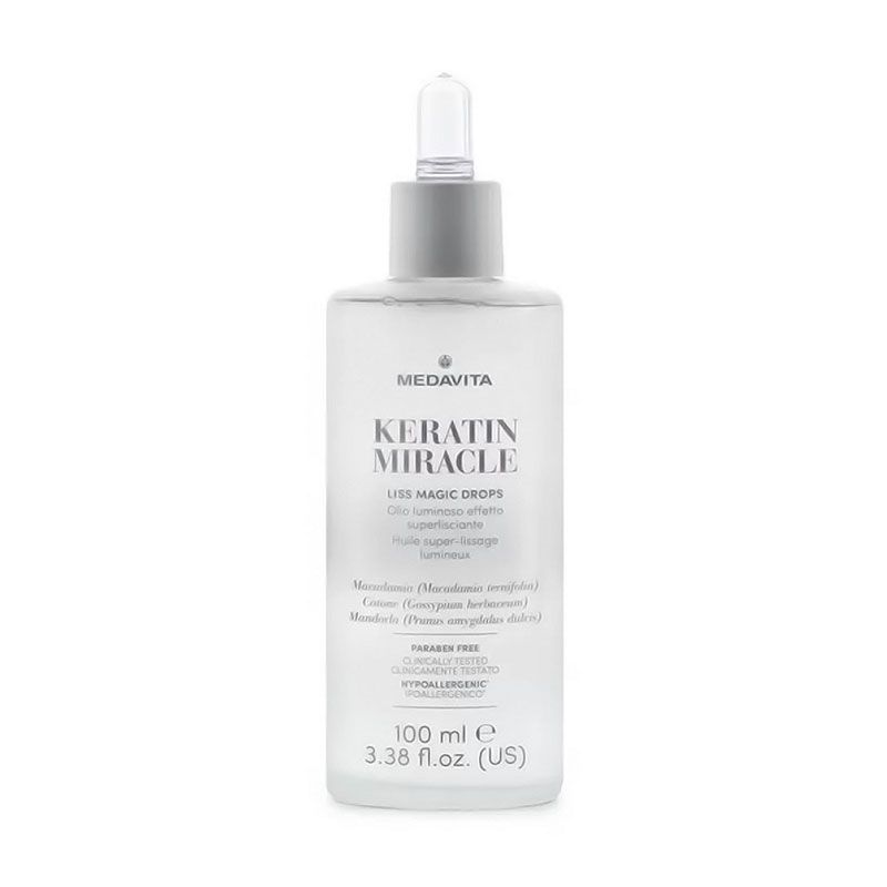 Розгладжувальні краплі для волосся Medavita Keratin Miracle Liss Magic ...
