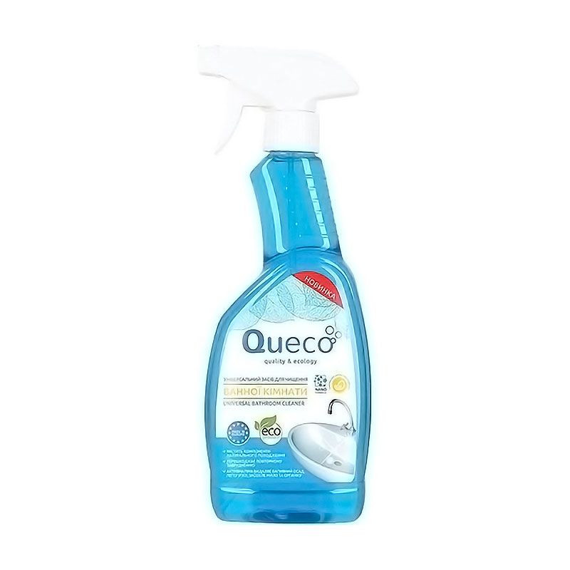 Мийний засіб для скла та дзеркал Queco Glass and Mirror Cleaner Anti ...