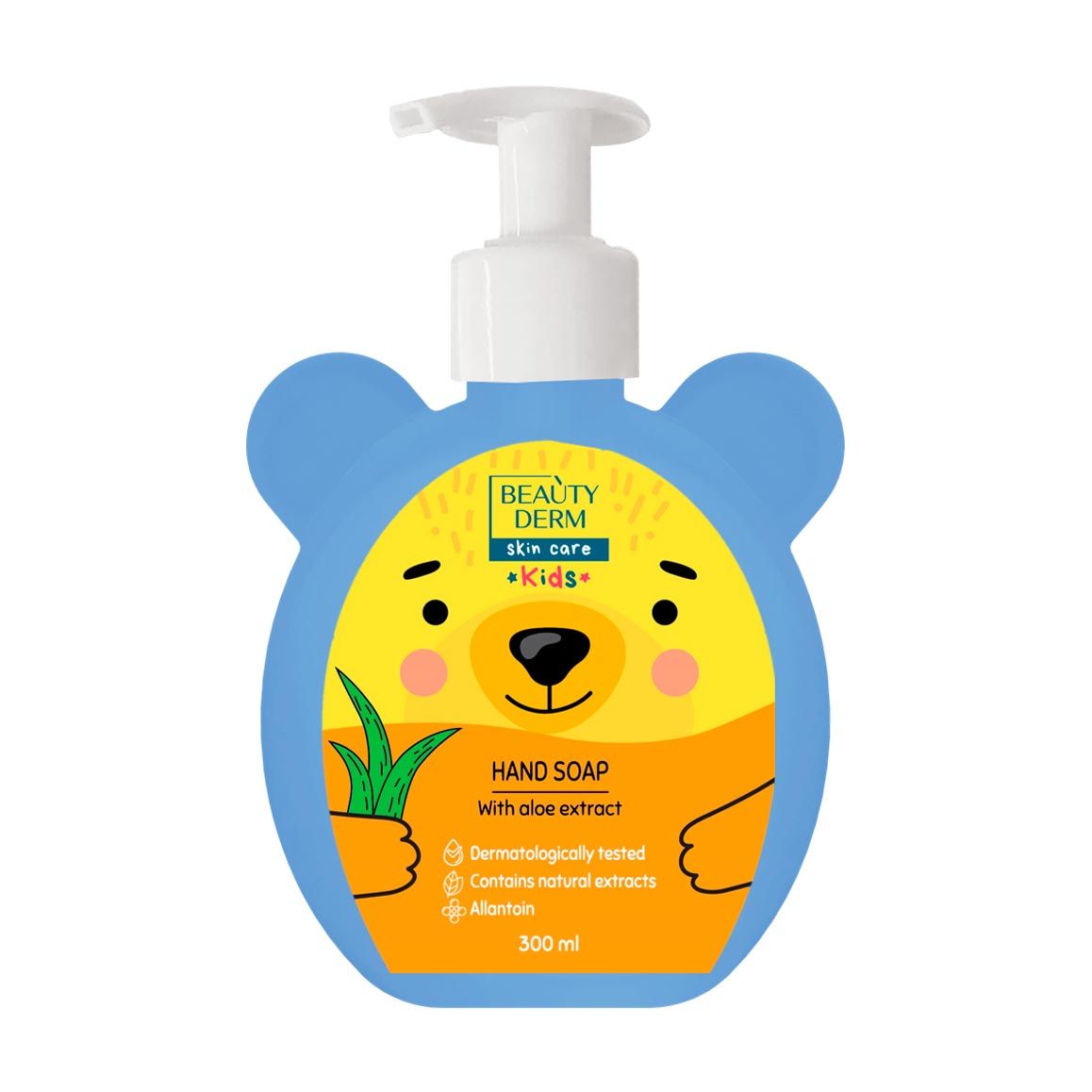 Дитяче рідке мило Beauty Derm Kids Hand Soap з екстрактом алое, 300 мл ...
