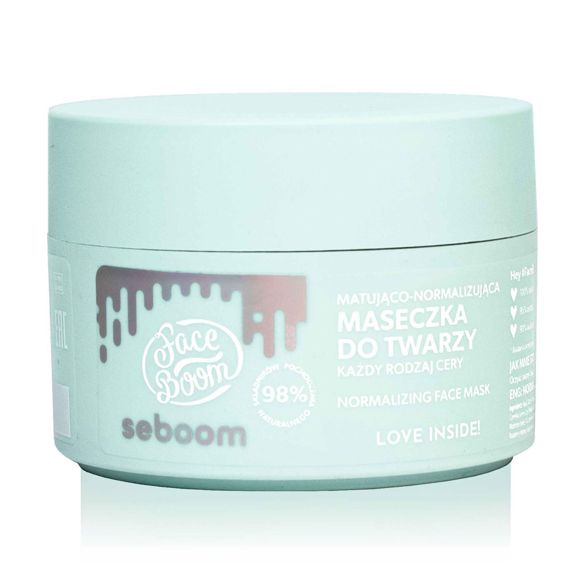 Матирующая нормализирующая маска для лица Face Boom Seboom Face Mask ...