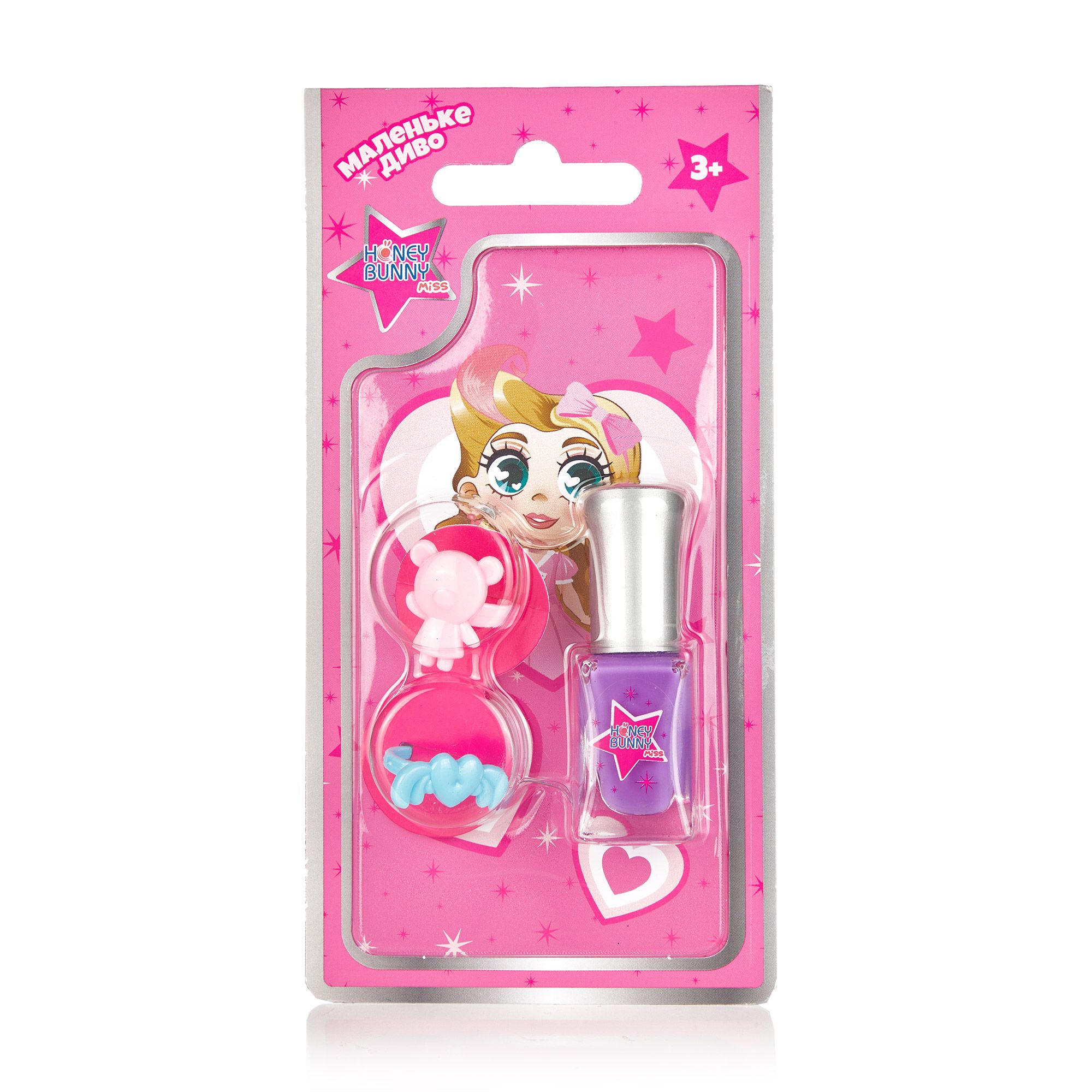Набір для дівчат Honey Bunny Miss (лак для нігтів, бузковий, 5 г ...