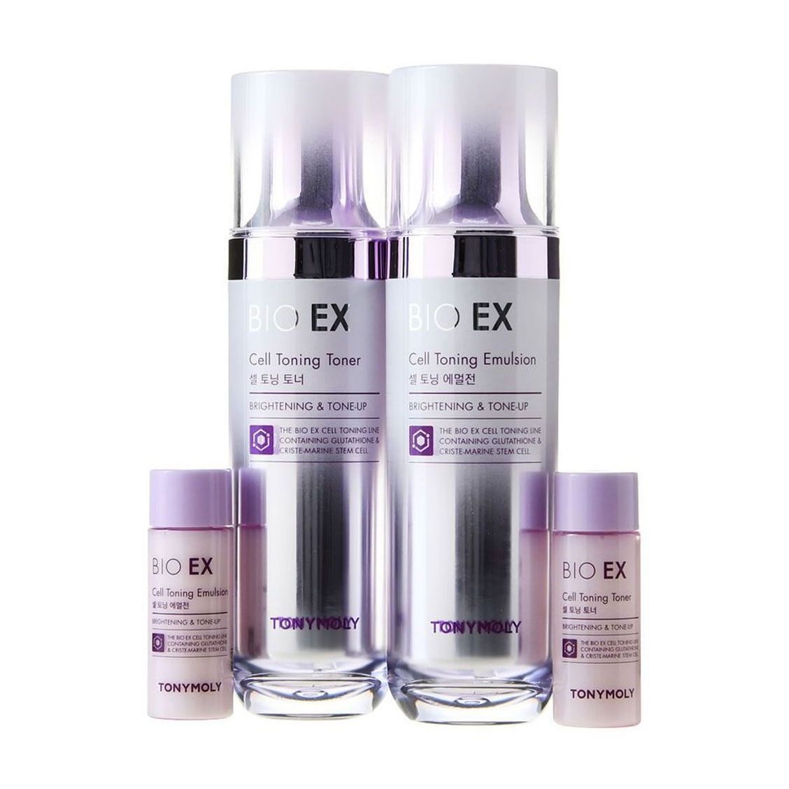Набір для обличчя Tony Moly Bio EX Cell Toning Skincare (тонер, 130 мл ...
