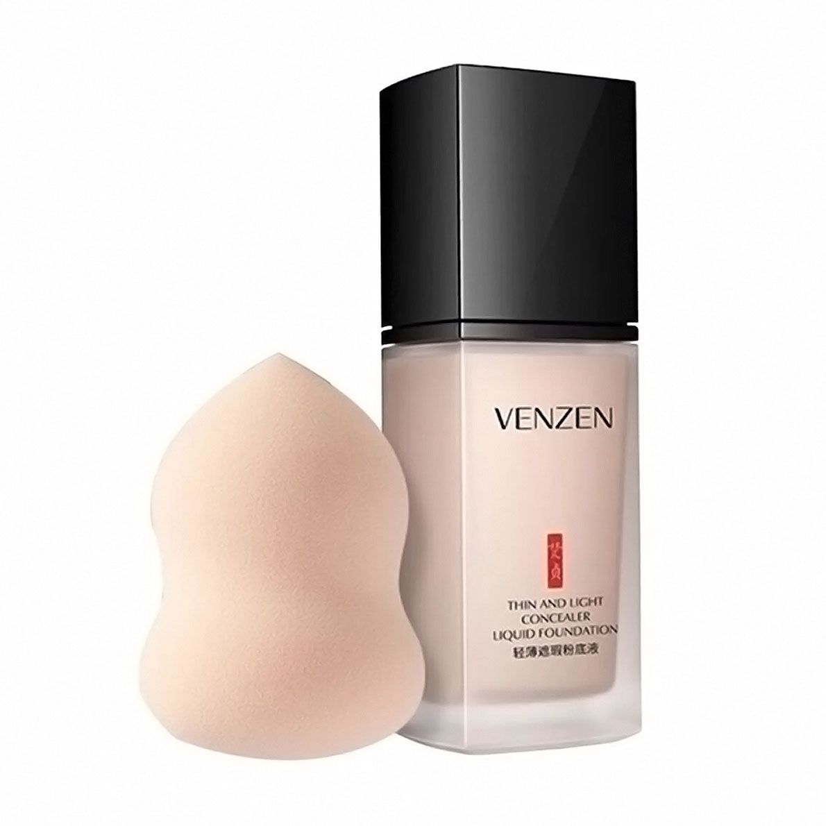 Тональний крем для обличчя Venzen Thin and Light Concealer Liquid ...