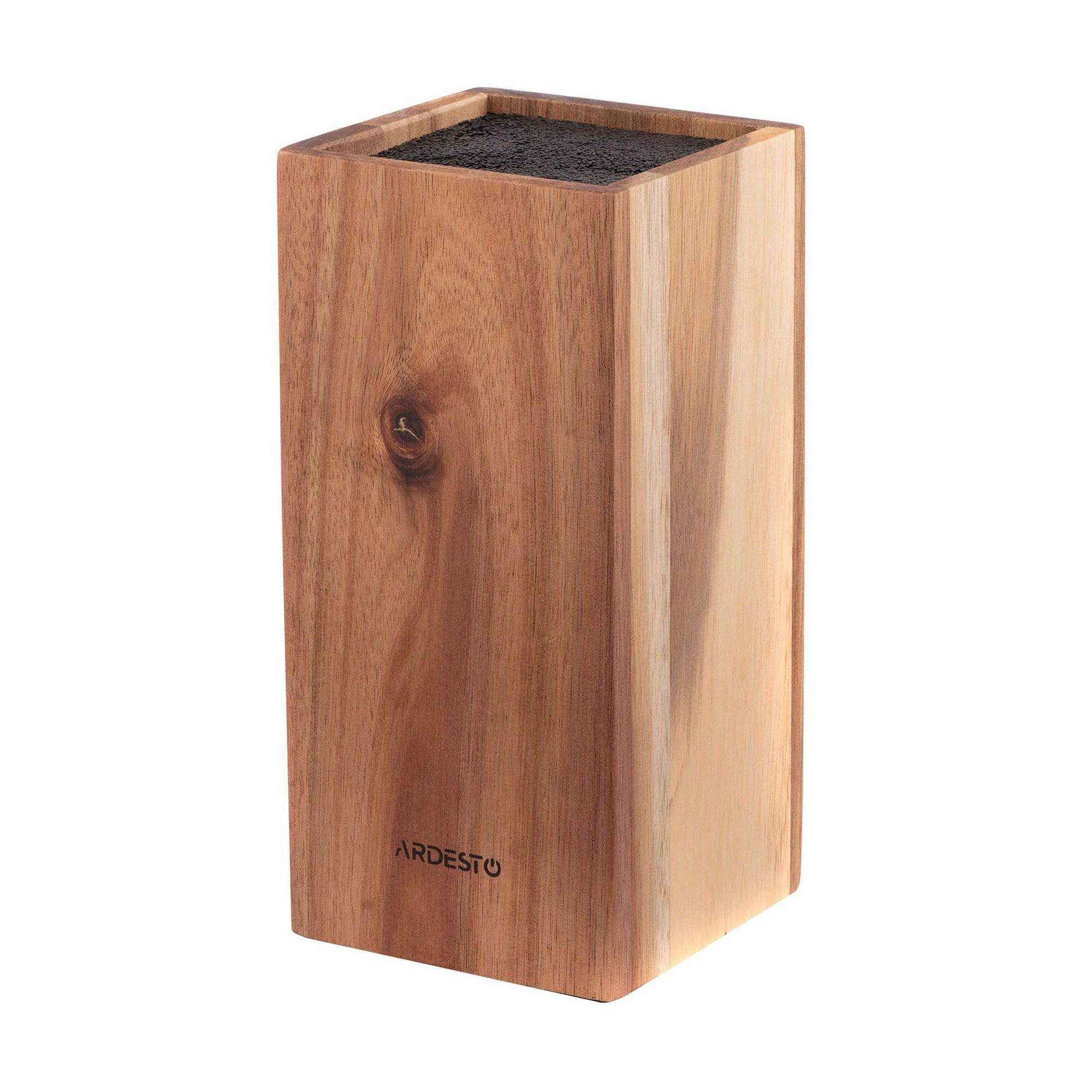 Колода для ножів Ardesto Black Mars дерев'яна, 23 см (AR2123AH ...