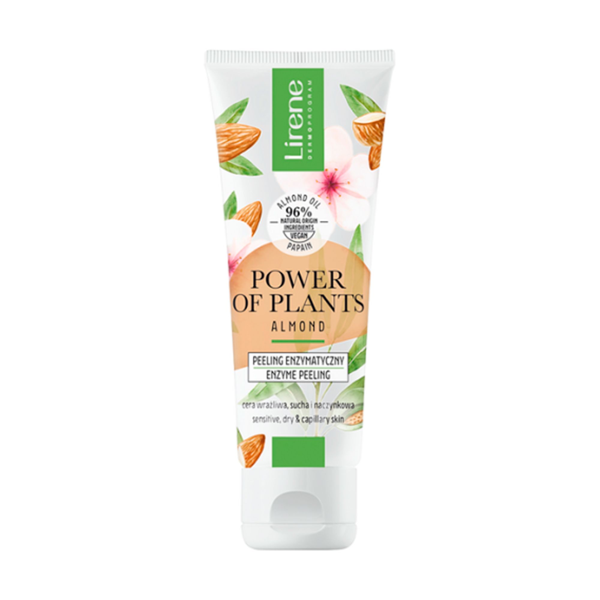 Энзимный пилинг для лица Lirene Power Of Plants Enzyme Peeling Almond ...