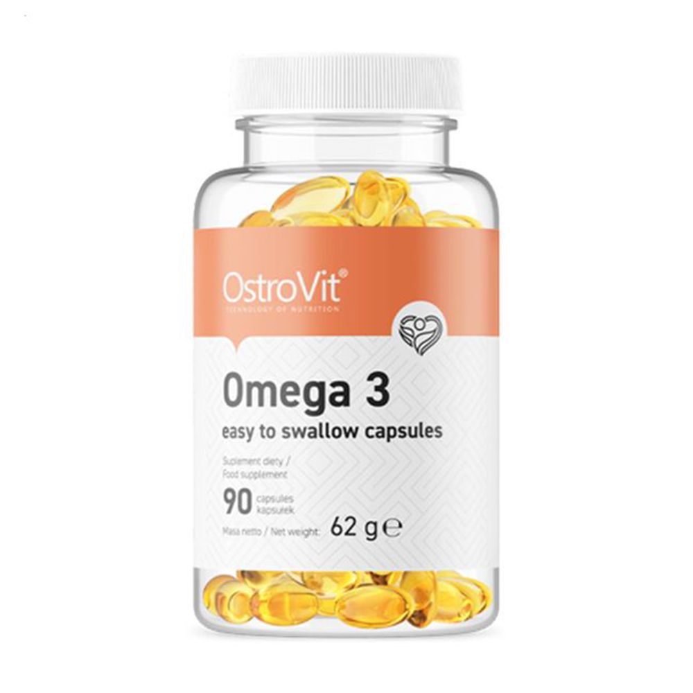 Дієтична добавка жирні кислоти в капсулах OstroVit Omega 3 Easy to ...
