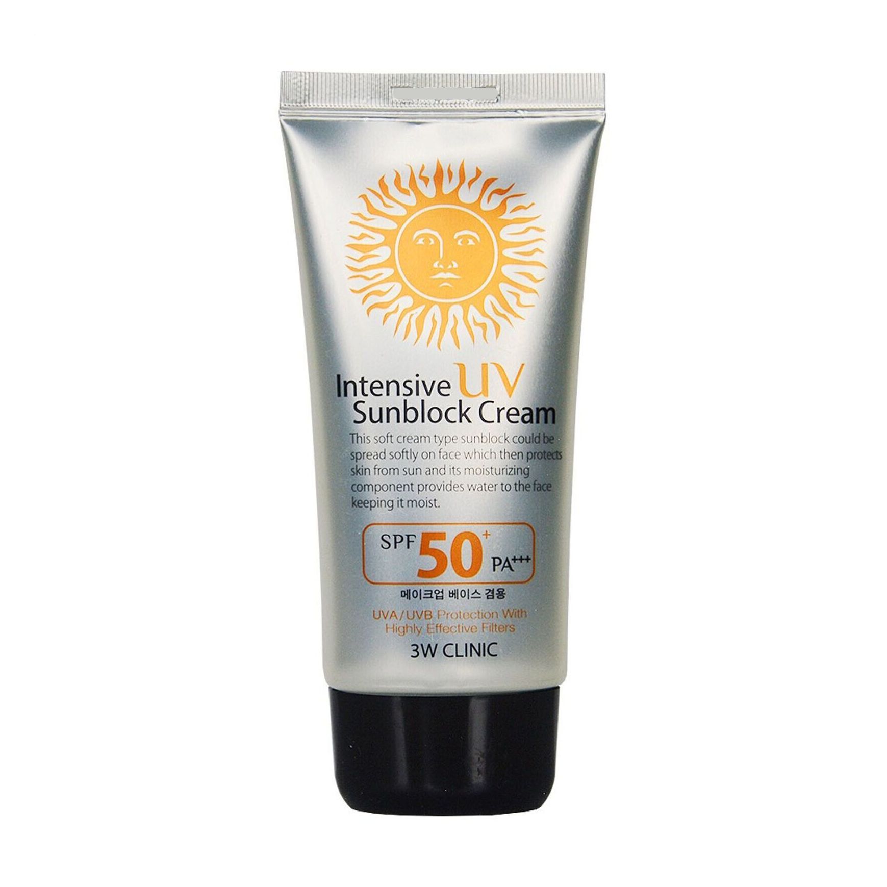 Солнцезащитный крем для лица 3W Clinic Intensive UV Sunblock Cream ...