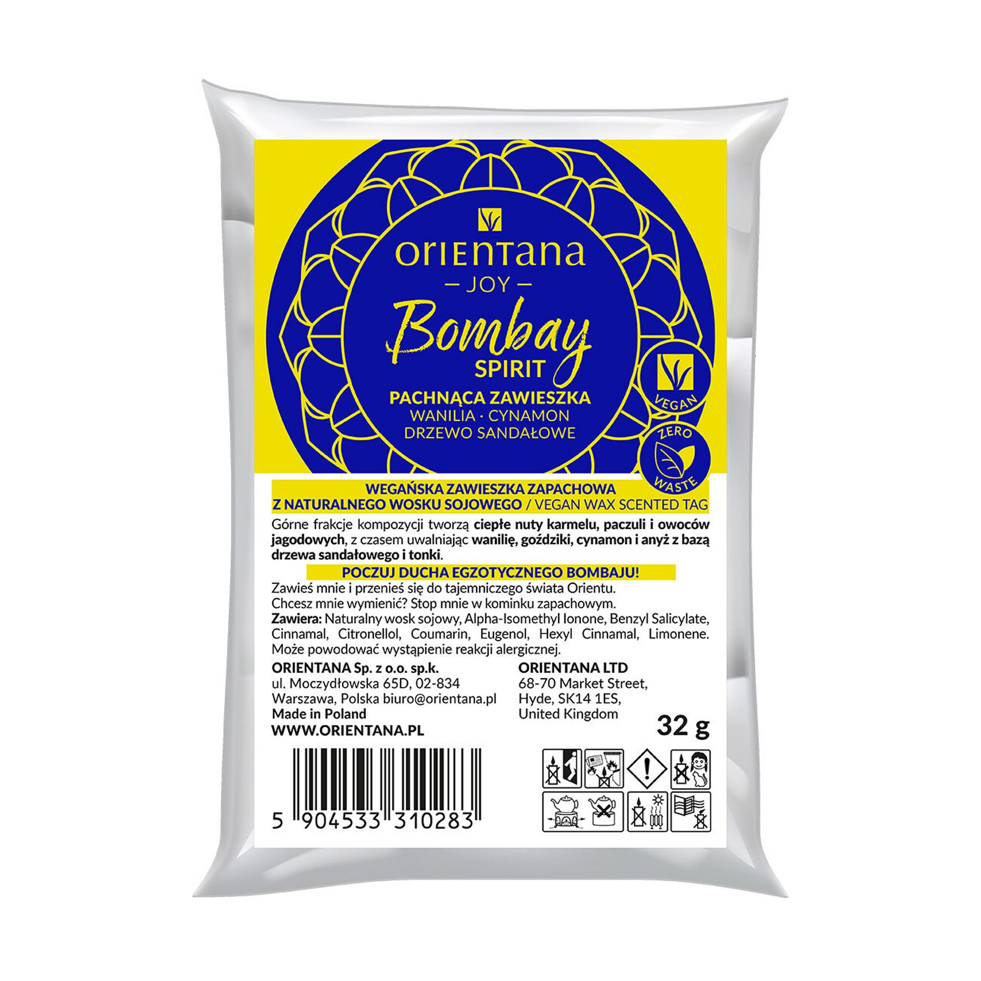 Аромакомпозиция Orientana Joy Bombay Spirit, 32 г - купить на EVA.UA ...