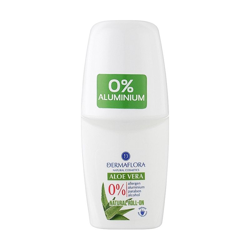Кульковий дезодорант Dermaflora Aloe Vera Deodorant Roll-on жіночий, з ...