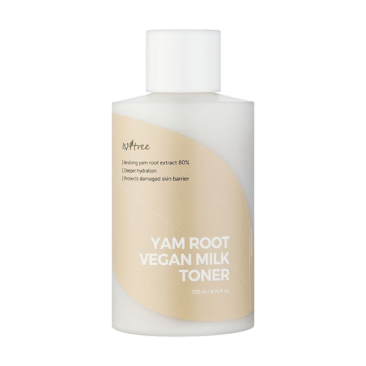 Зволожувальний тонер для обличчя IsNtree Yam Root Vegan Milk Toner з ...