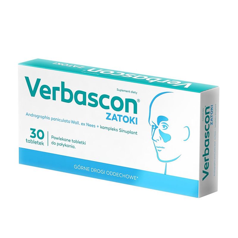 Харчова добавка в таблетках Polski Lek Verbascon Sinuplant, 30 шт ...