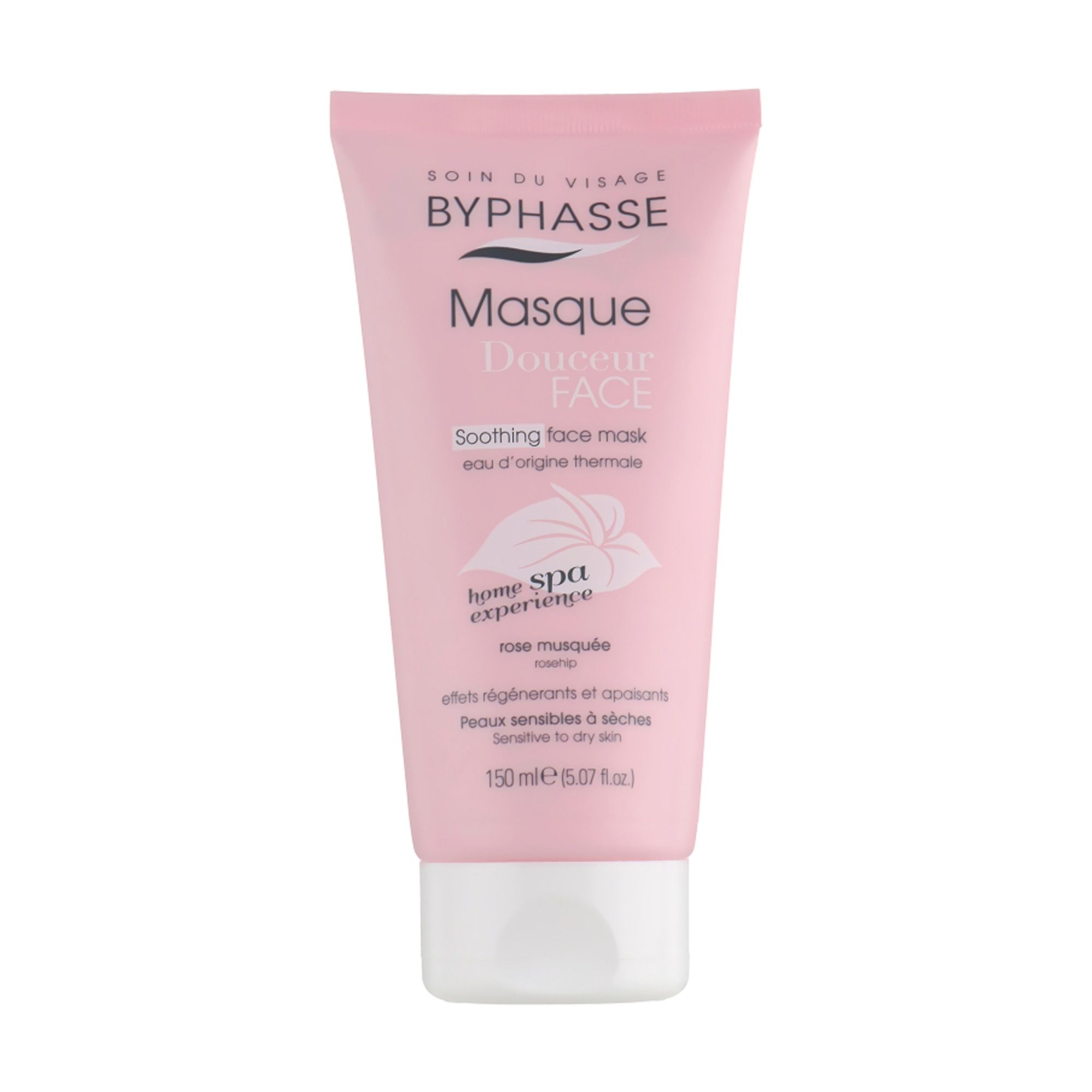 Заспокійлива маска для обличчя Byphasse Home Spa Experience Soothing Face Mask для чутливої та ...