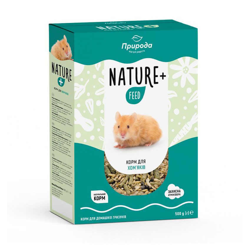 Корм для хом'яків Природа Nature + Feed, 500 г — купити на EVA.UA ...