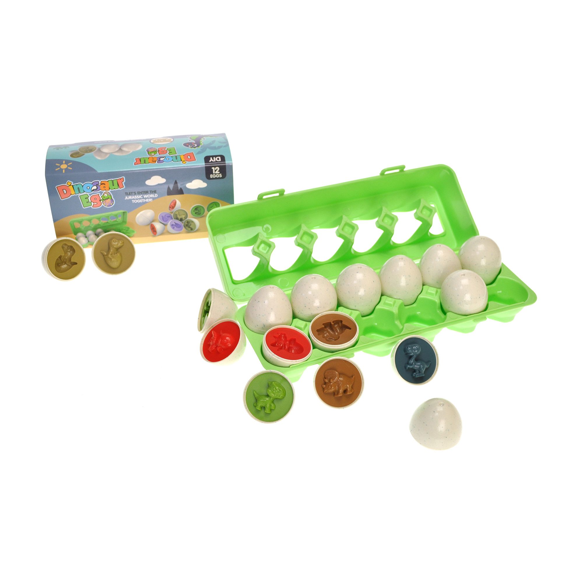 Розвивальна іграшка-сортер YG Toys Dinosaur Egg Яйця, від 3 років (DF16 ...