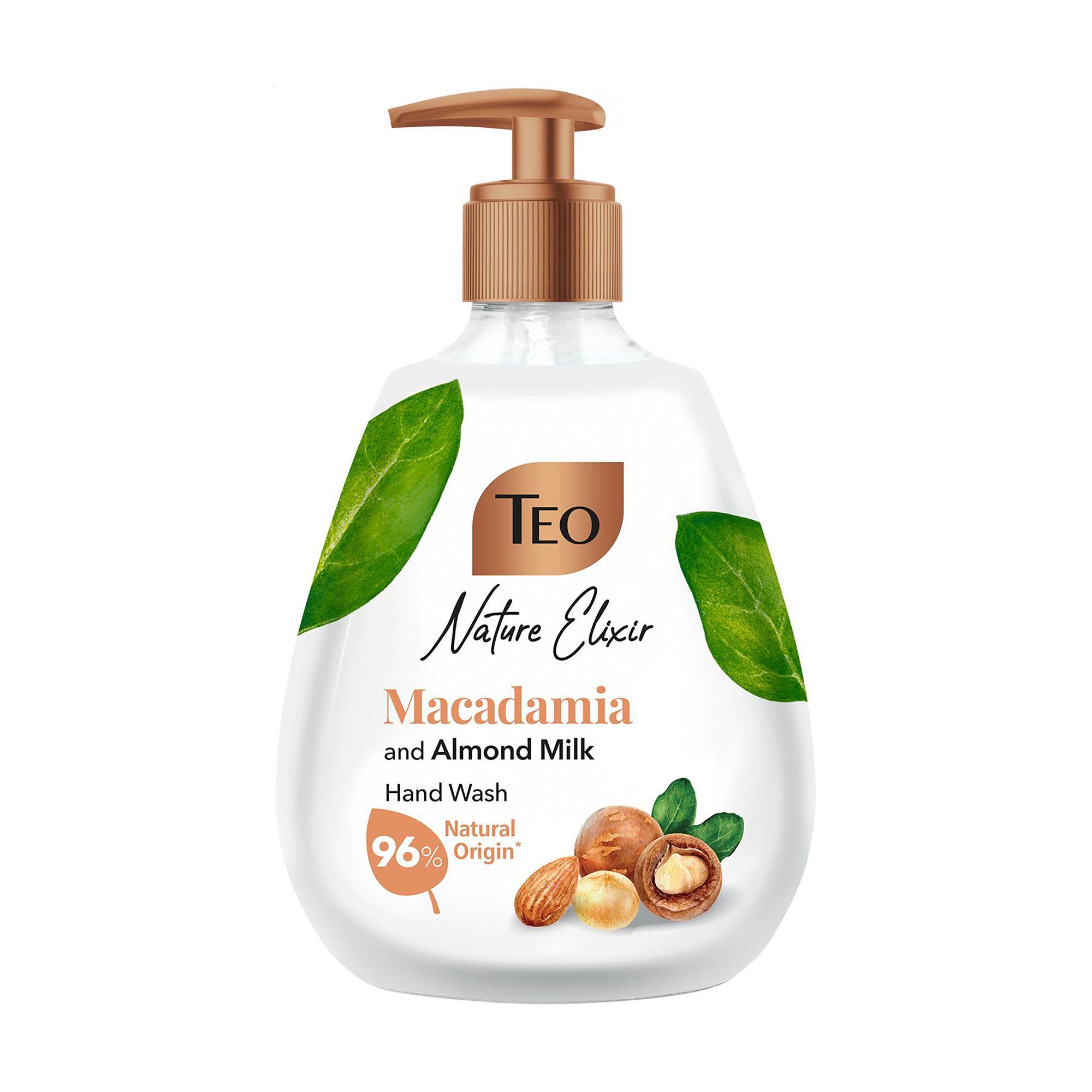 Жидкое мыло для рук Teo Nature Elixir Макадамия и миндальное молоко ...