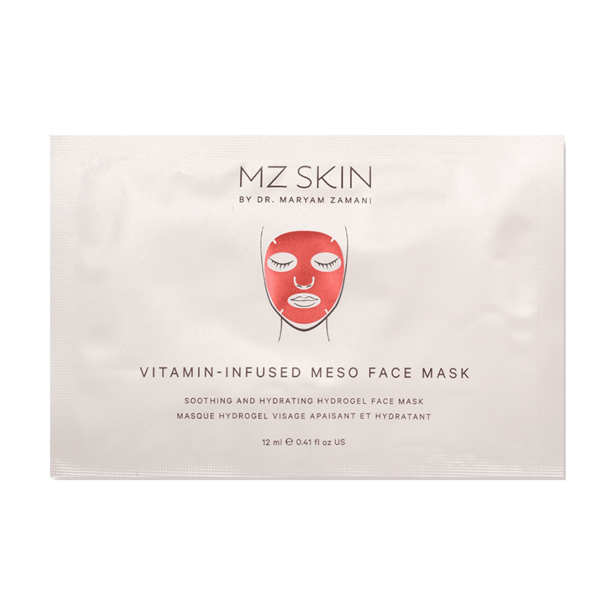 Гидрогелевая маска для лица MZ Skin Vitamin-Infused Meso Face Mask, 12 ...