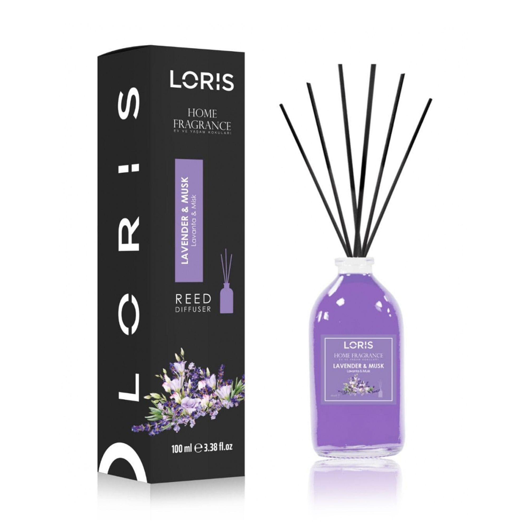 Аромадиффузор Loris Parfum Fragrance Reed Diffuser Лаванда и мускус ...