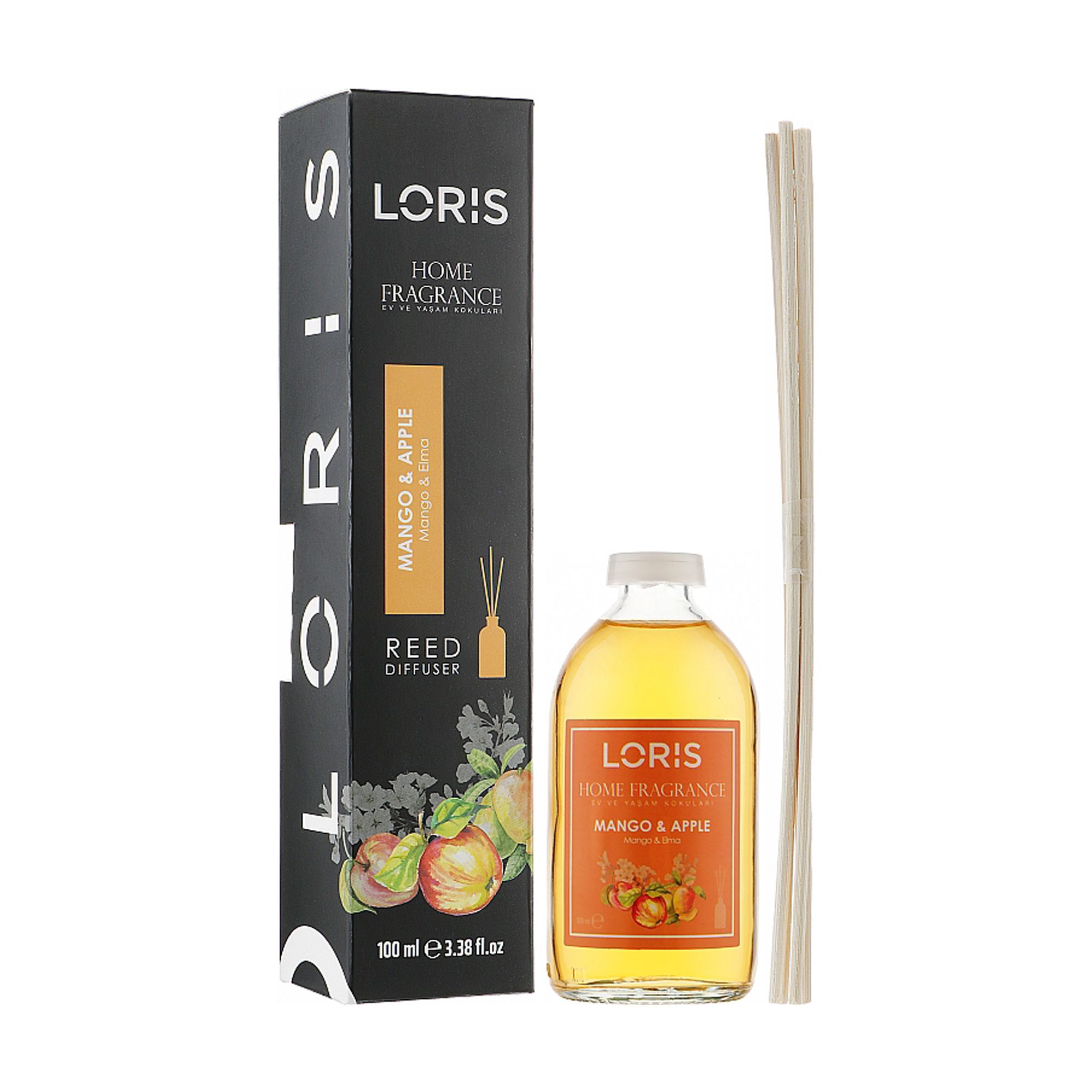 Аромадиффузор Loris Parfum Home Fragrance Reed Diffuser Манго и яблоко ...