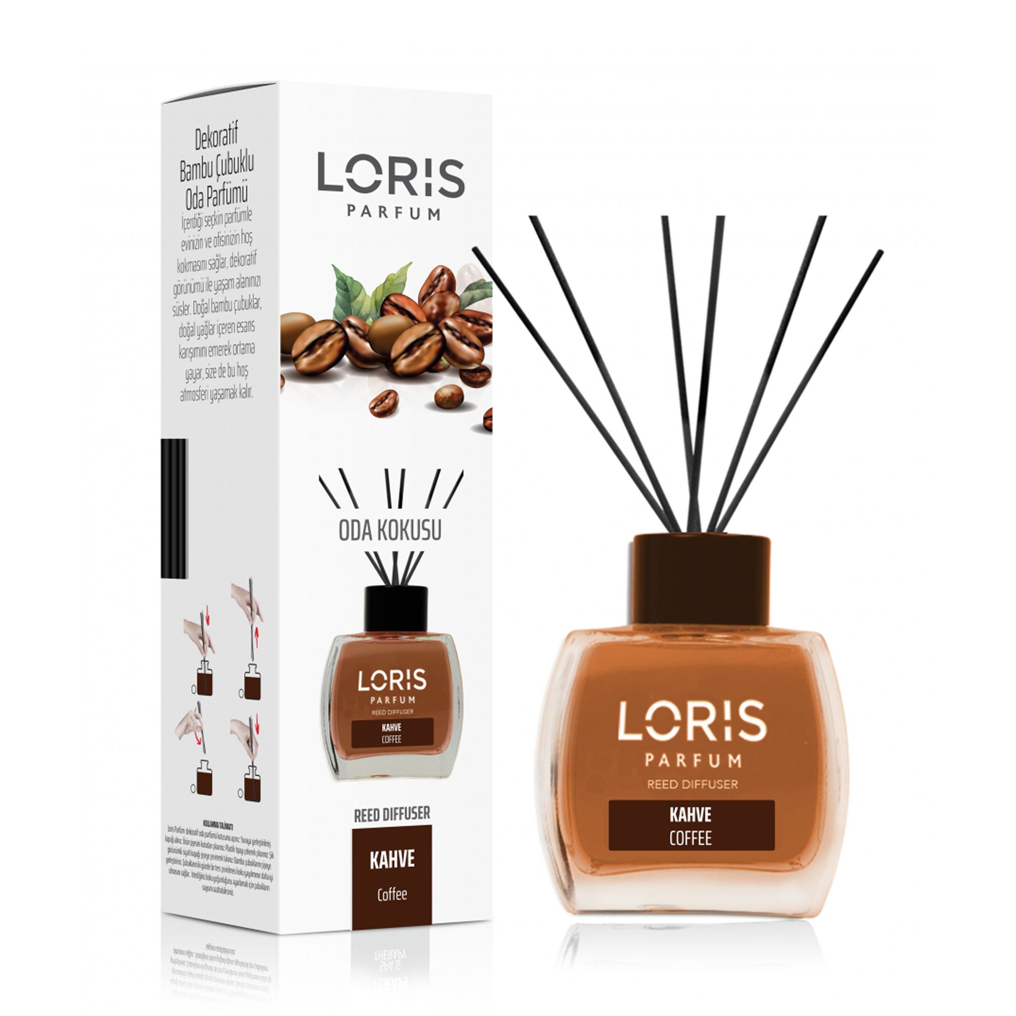 Аромадиффузор Loris Parfum Reed Diffuser Кофе, 120 мл - купить на EVA ...