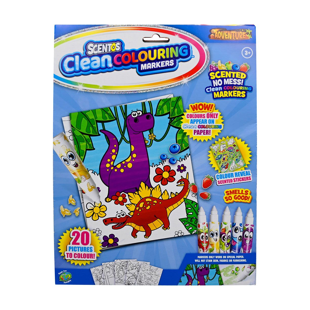 Ароматний набір для творчості Scentos Clean Colouring Захоплюючі ...