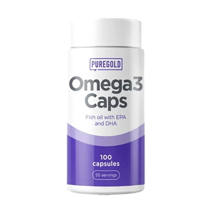 Диетическая добавка витамины в капсулах Pure Gold Omega 3 Омега 3, 100 ...
