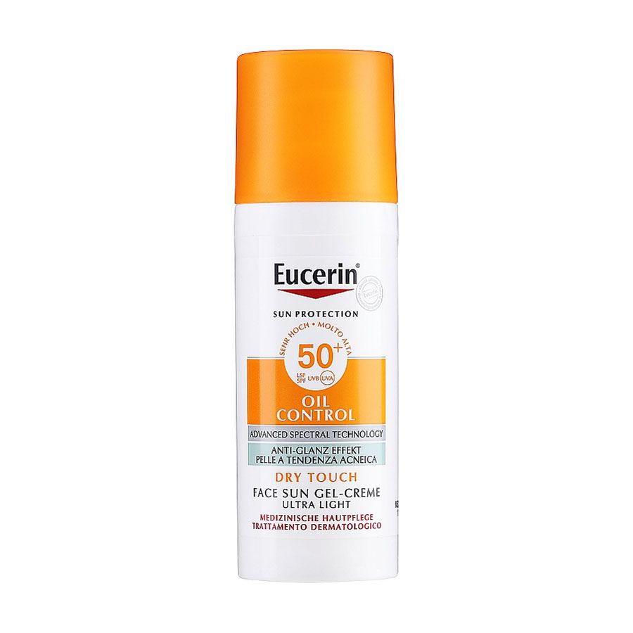 Солнцезащитный гель-крем для лица Eucerin Oil Control SPF 50+ Sun Gel ...