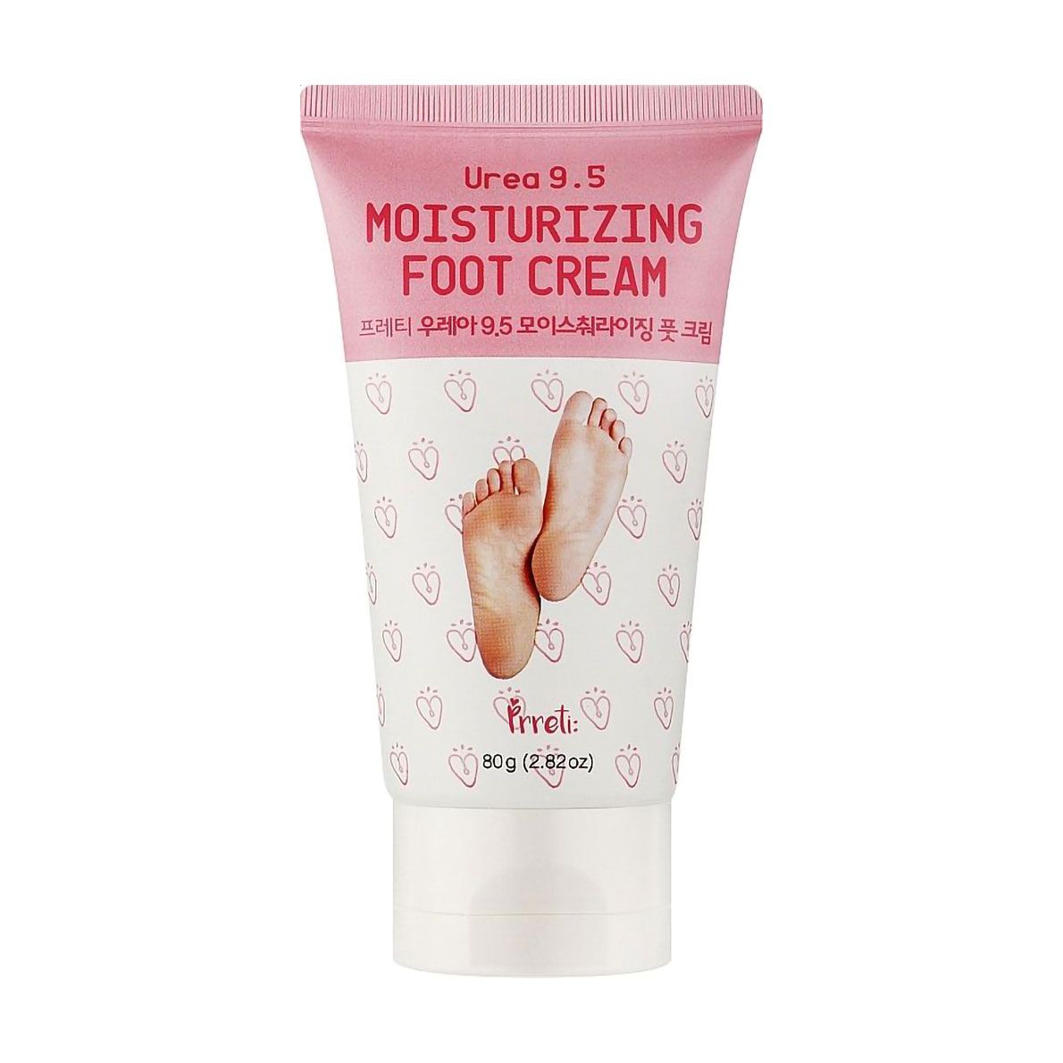 Зволожувальний крем для ніг Prreti Urea 9.5 Moisturizing Foot Cream із ...