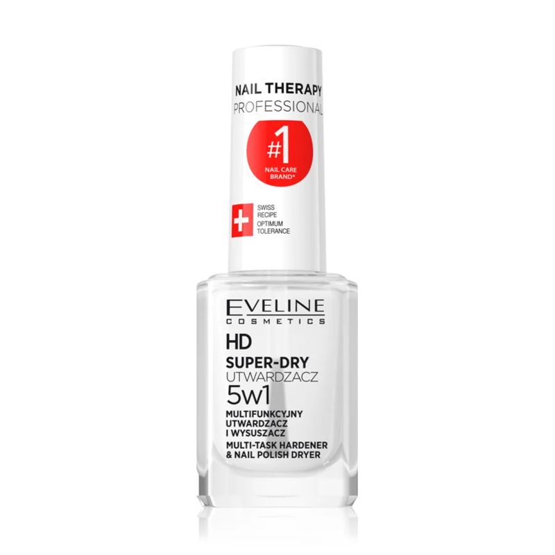 Сушка и укрепитель для ногтей 5в1 Eveline Cosmetics Nail Therapy Professional Super-Dry, 12 мл ...