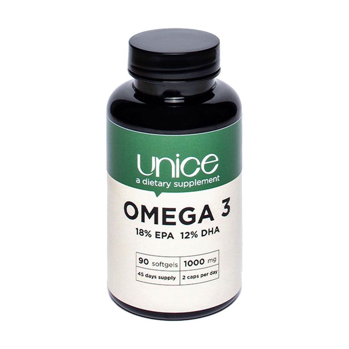 Диетическая добавка в капсулах Unice Omega-3 Омега-3 1000 мг, 90 шт ...
