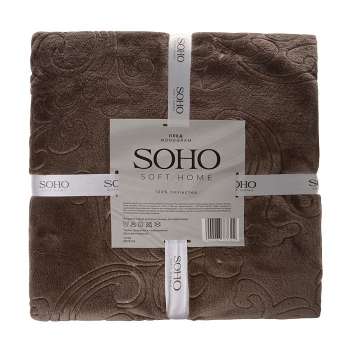 Плед Soho Monogram, 200*220 см (6878735) — купити на EVA.UA ...