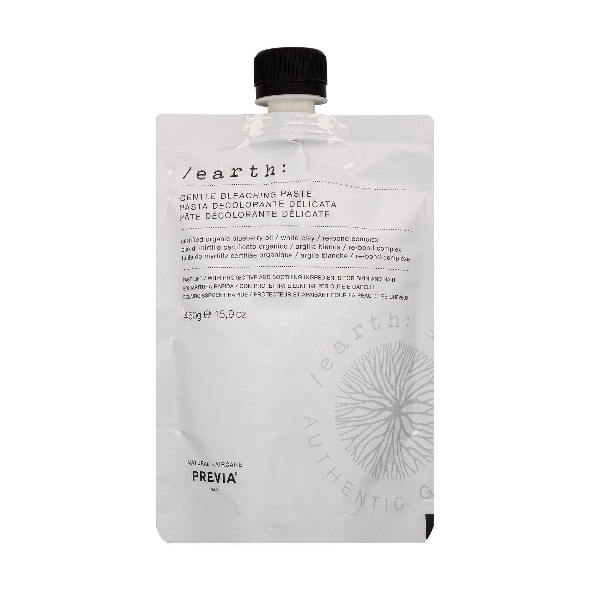 Мягкая осветляющая паста для волос Previa Earth Gentle Bleaching Paste ...