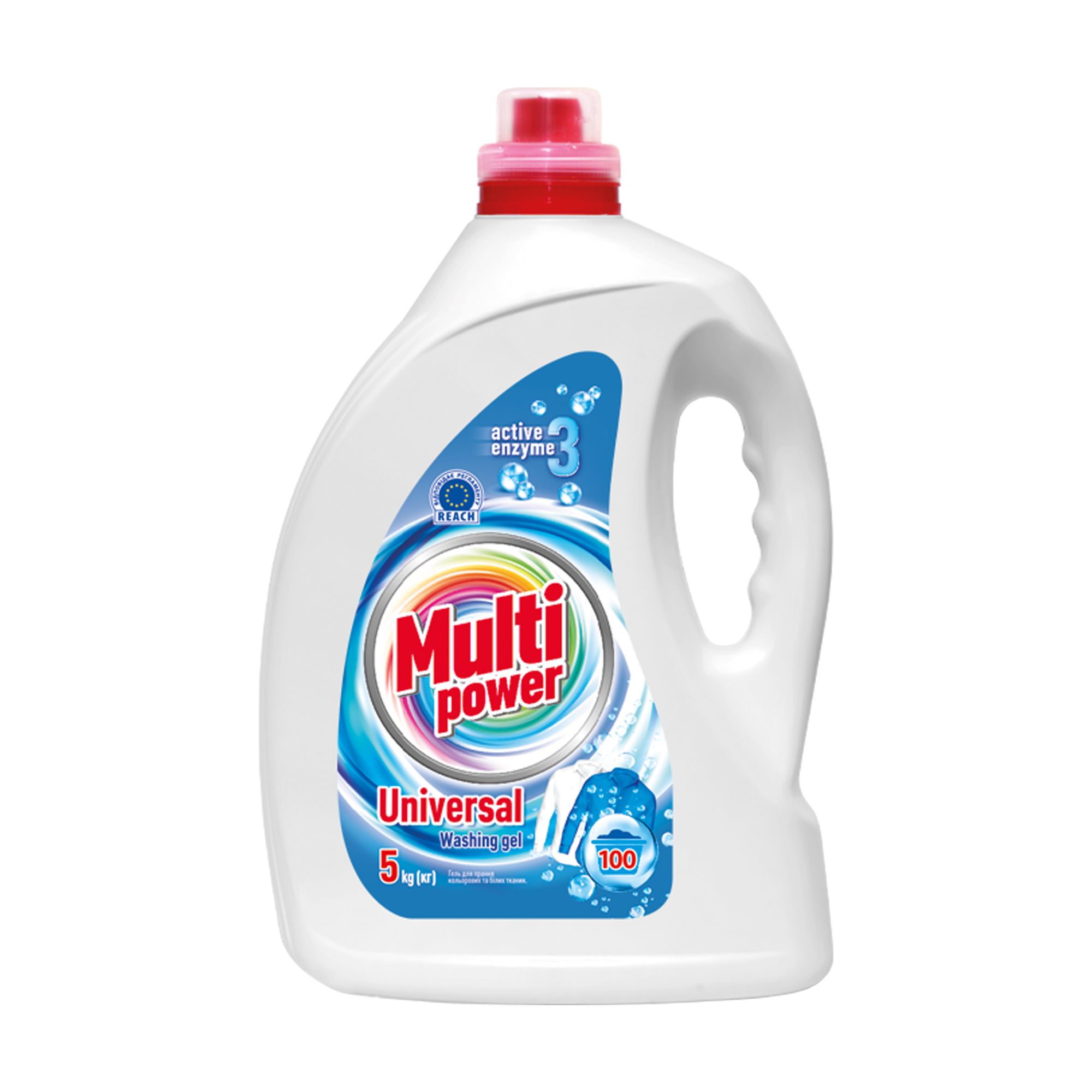 Гель для стирки Multi Power Universal Washing Gel 100 стирок, 5 кг - купить на EVA.UA ...