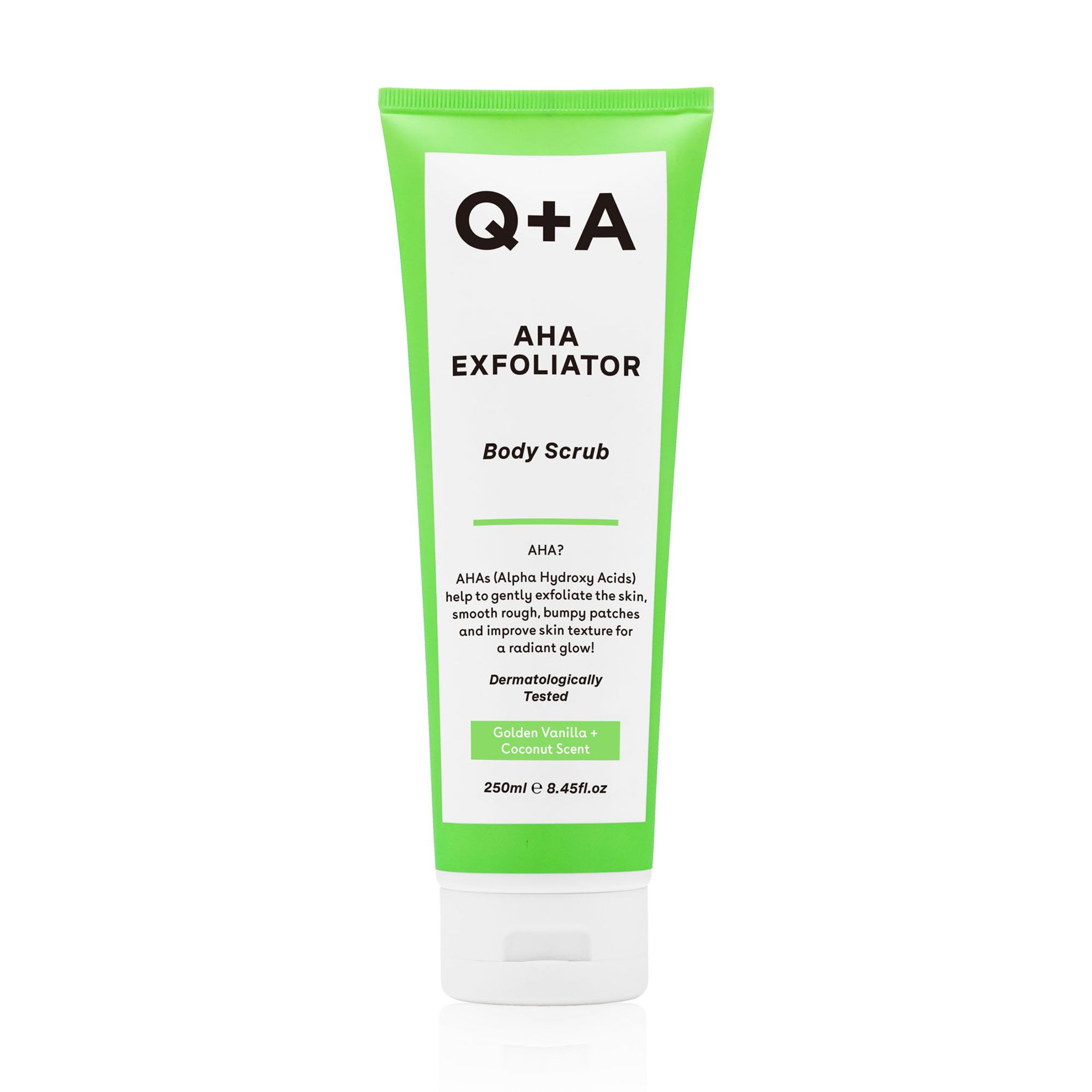 Скраб для тіла Q+A AHA Exfoliator Body Scrub з AHA-кислотами, 250 мл ...