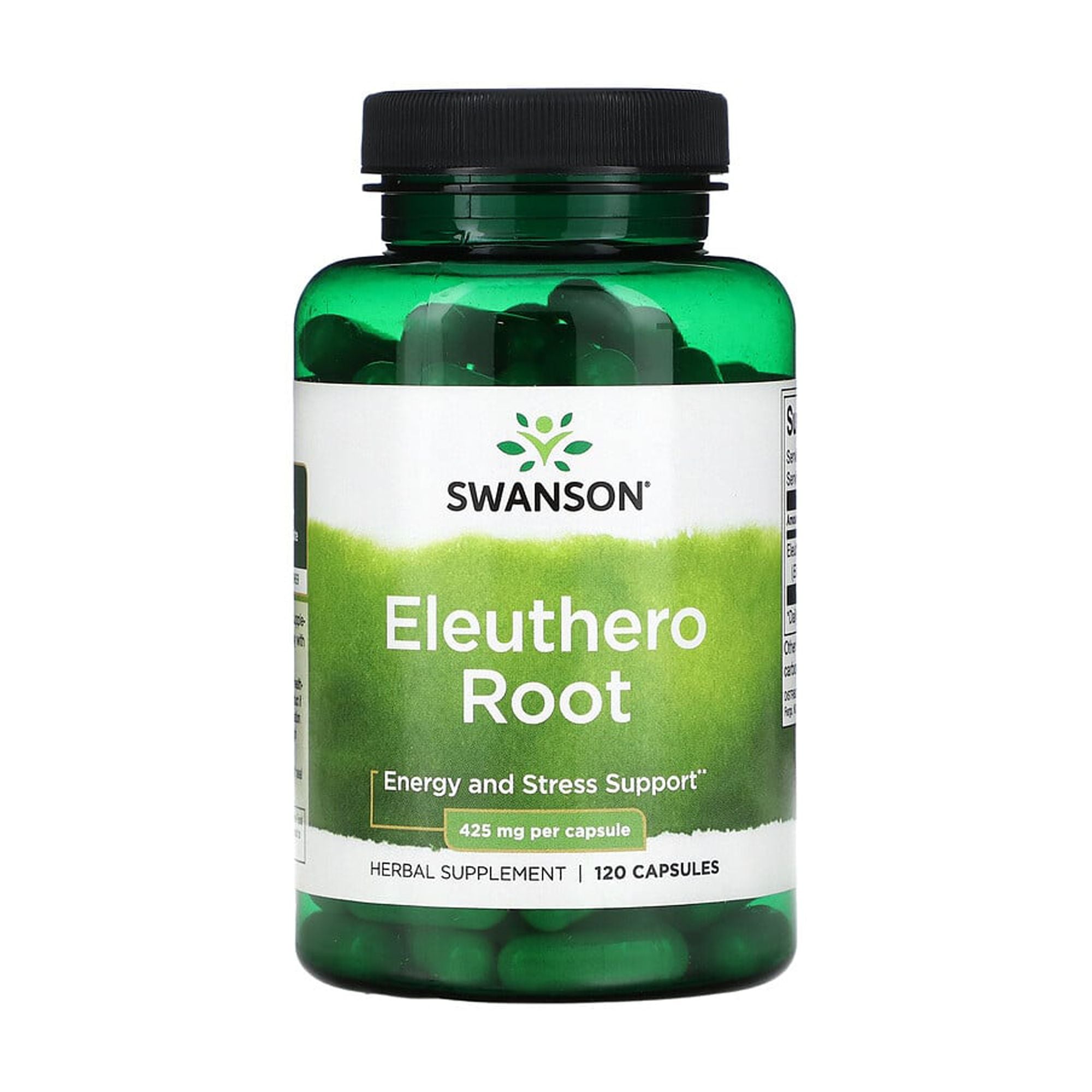 Дієтична добавка в капсулах Swanson Eleuthero Root Корінь елеутерококка ...