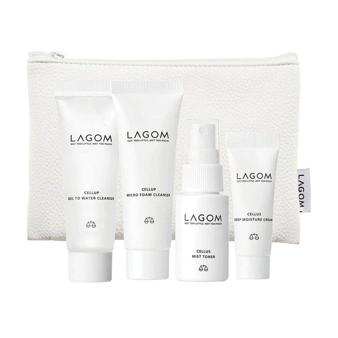 Набор для лица LAGOM Travel Kit (гель, 30 мл + пенка, 30 мл + мист-тонер, 20 мл, + крем, 10 мл ...
