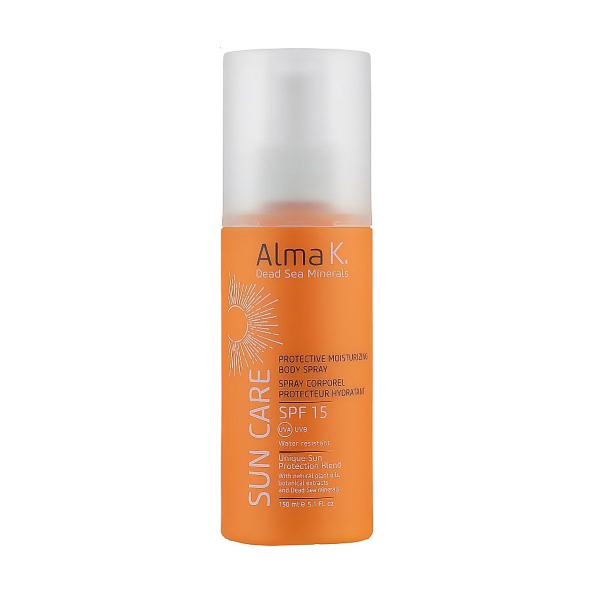 Увлажняющий солнцезащитный спрей для тела Alma K. Sun Care Protective ...