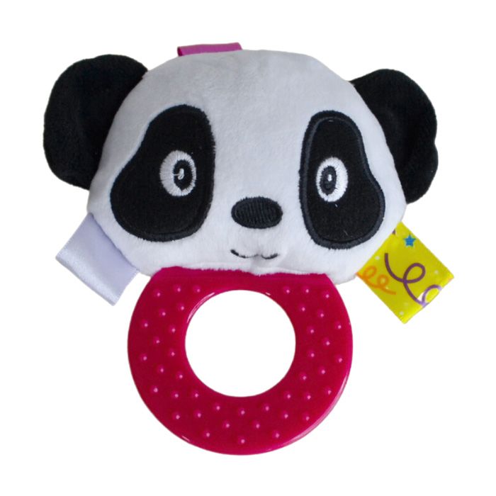 Прорізувач-брязкальце Lindo Панда, 13 см, від народження (8087) — купити на EVA.UA - гіпермаркет ...