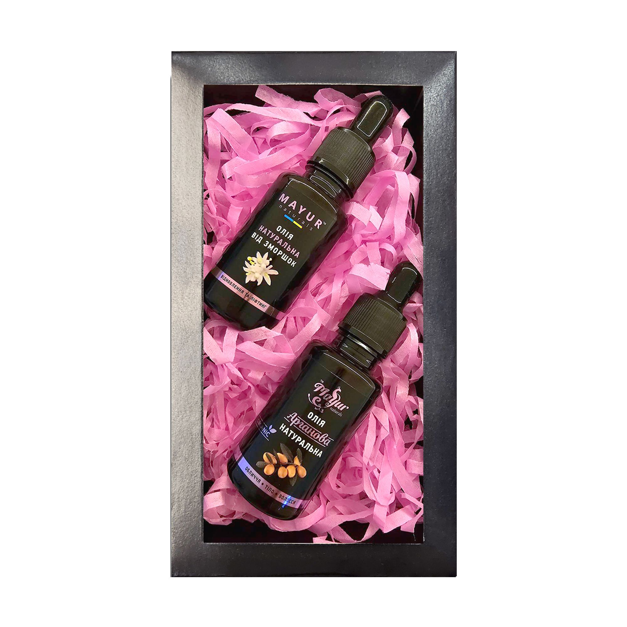 Набір для догляду за шкірою та волоссям Mayur Омолоджувальний (арганова ...