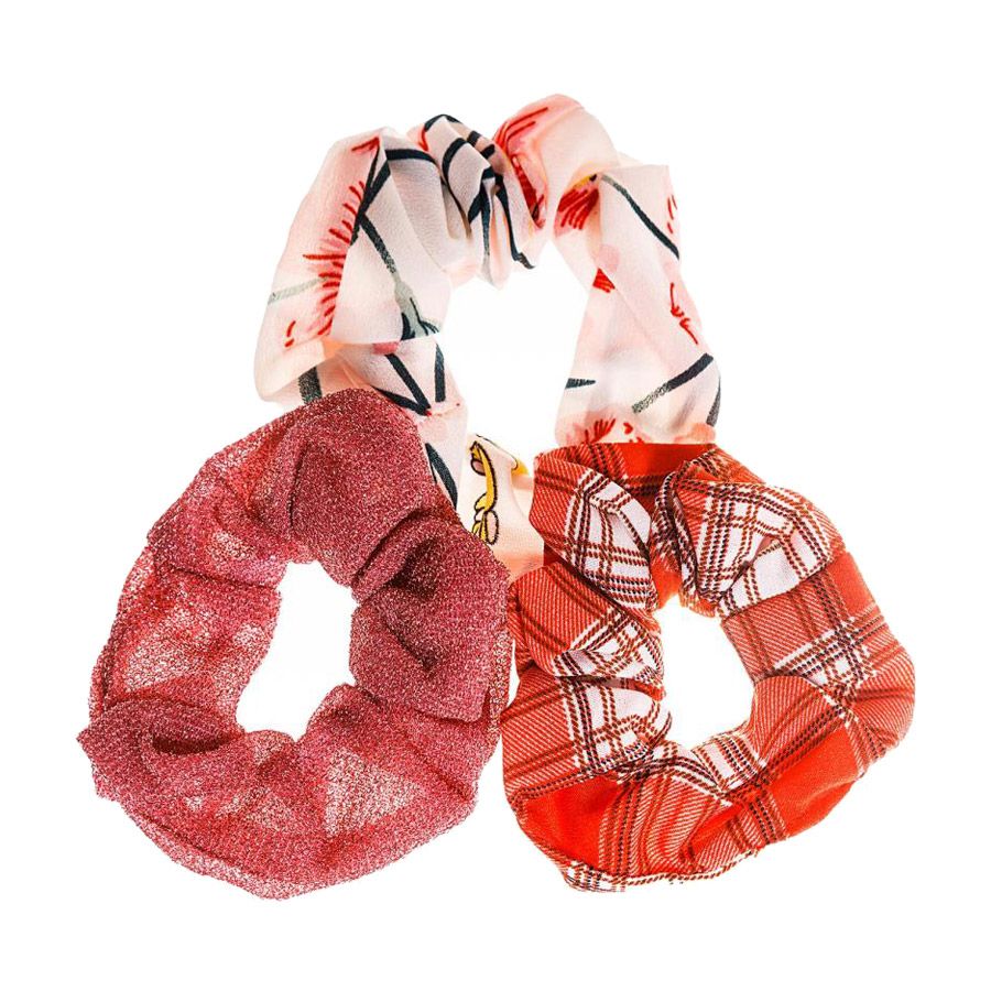 Резиночки для волос Shokky Bandz Scrunchies Свободный образ, 3 шт ...