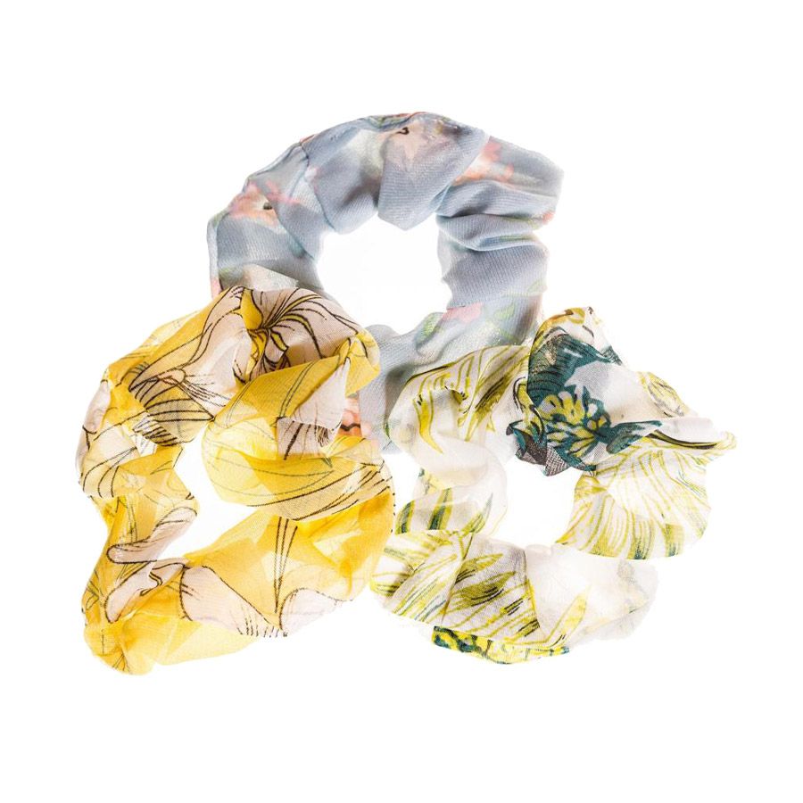 Резиночки для волос Shokky Bandz Scrunchies Весеннее настроение, 3 шт ...