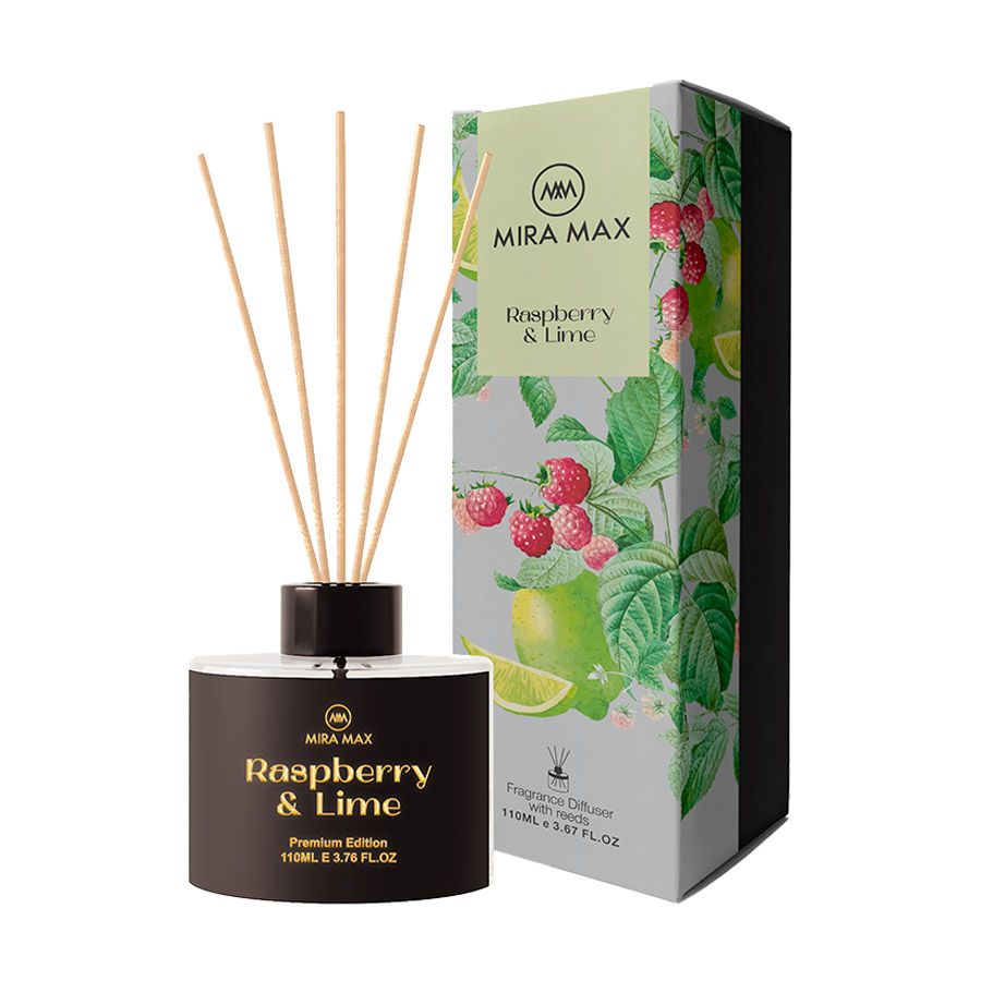 Аромадиффузор Mira Max Raspberry & Lime, 110 мл (+ТЕСТЕР, 6 мл ...