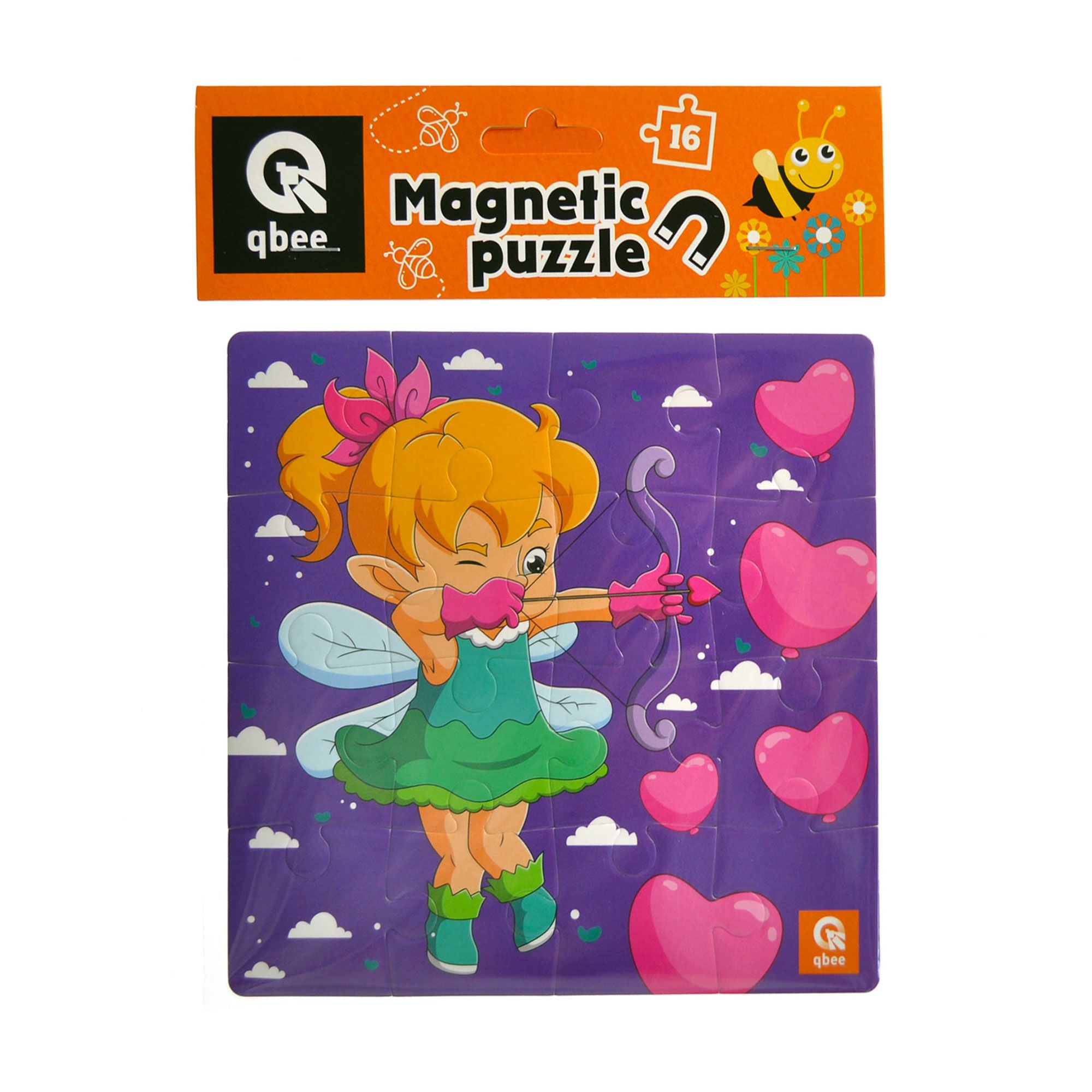 Пазли Qbee Дівчинка Фея, від 3 років, 23*23 см, 16 елементів (QB200-004) — купити на EVA.UA ...