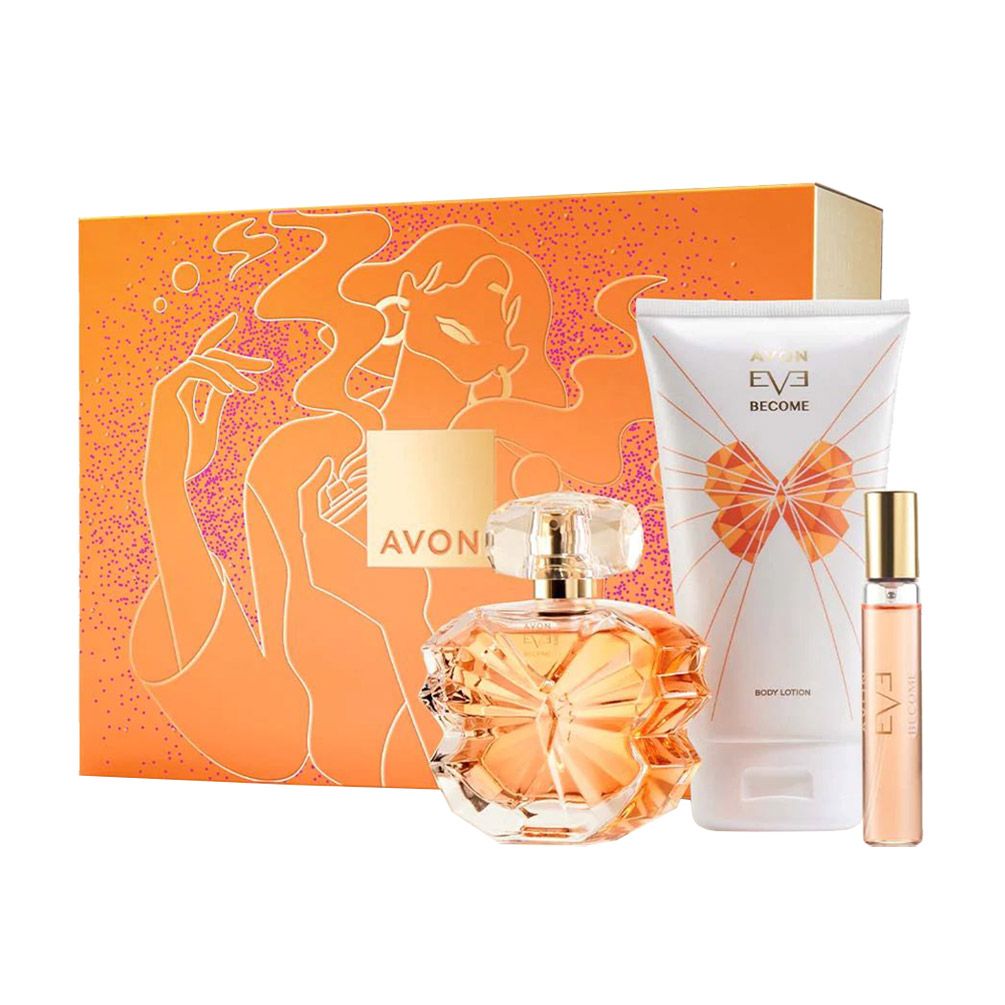 Парфюмированный набор женский Avon Eve Become (парфюмированная вода, 50 ...