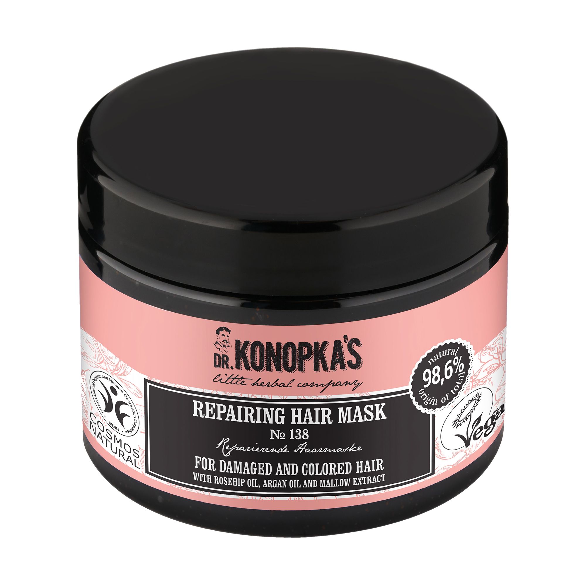 Восстанавливающая маска Dr. Konopka's N 138 Repairing Hair Mask для ...