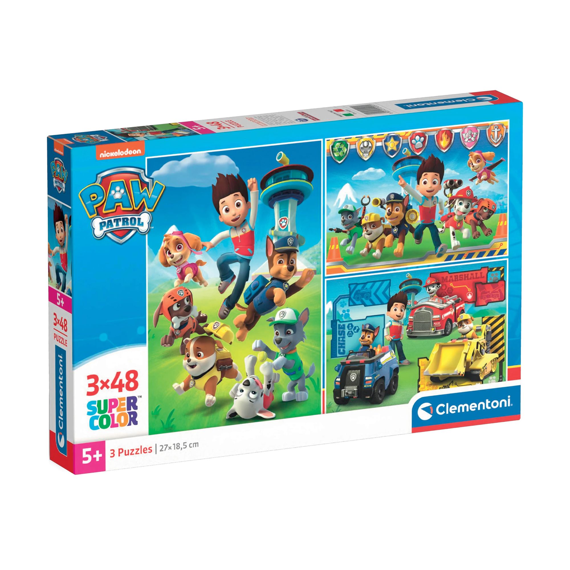 Пазлы 3 в 1 Clementoni Paw Patrol от 5 лет, 144 элемента (25209) - купить на EVA.UA ...